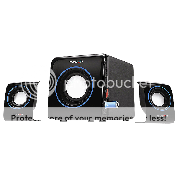 Crown 2.1 Multimedia Speaker System CMS-3704 price in Pakistan, Crown ...